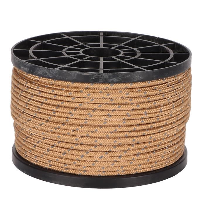 GES - Corde de tente de jardin haute densité camping en plein air corde ...