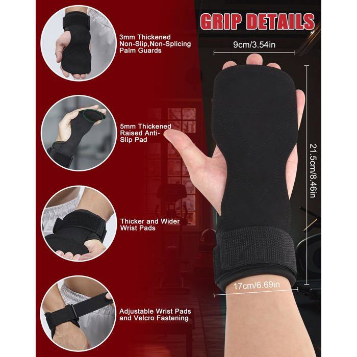 Sangle de Tirage Musculation, Sangle Musculation avec Protège-Poignet ...