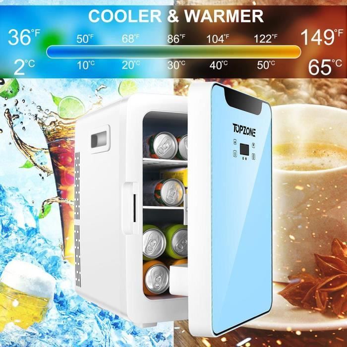 Mini Frigo de maison 20L Frigo de voiture Portable Fonction Chaud/Froid ...