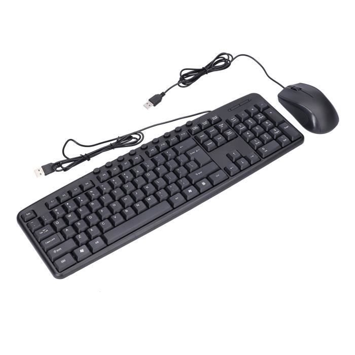 Combo clavier-souris filaire Clavier et Souris USB Filaires, Clavier ...
