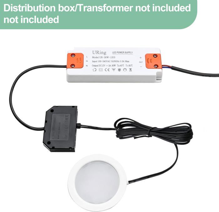 Led Spot 12V Encastrable, Spot Led Encastrable 12V Dimmable 3,5W 4000K ...