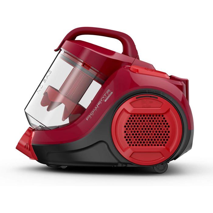 Compact Aspirateur cyclonique RO2913EA 1,64 L 77 dB 750W Rouge ...