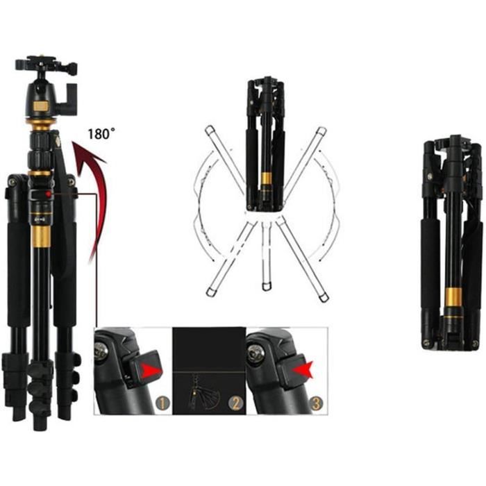 Trépied-Monopode caméra professionel Compact pour Appareil Photo Reflex ...