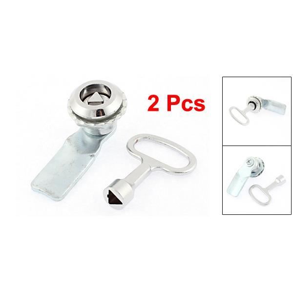 SOURCING MAP Verrou Clé Triangle Serrure 2Pcs - Cdiscount Bricolage