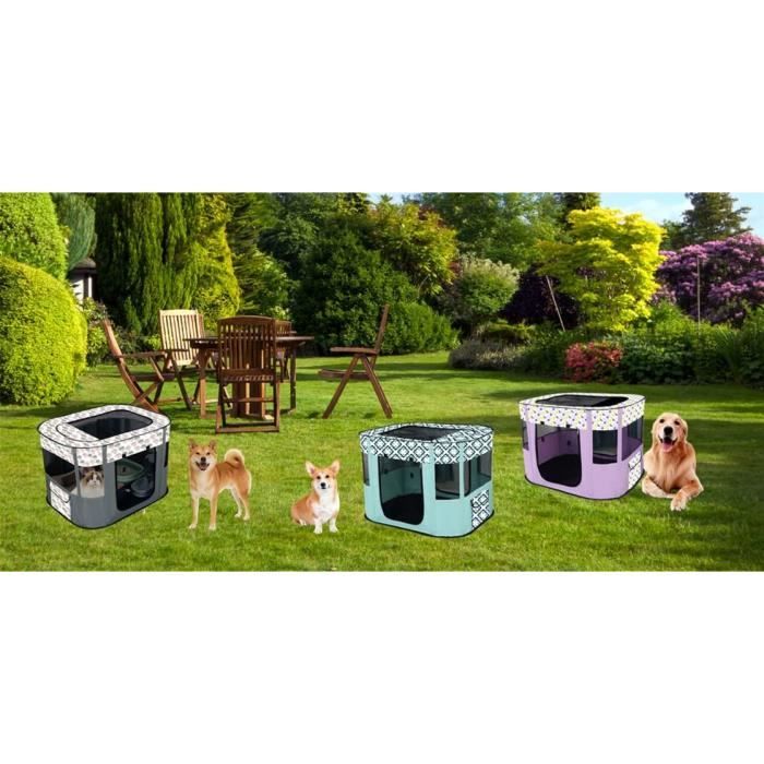 Portable Chien Maison Animaux Clôture Pliable Parc Pour Animaux De Compagnie Salle De Livraison ...