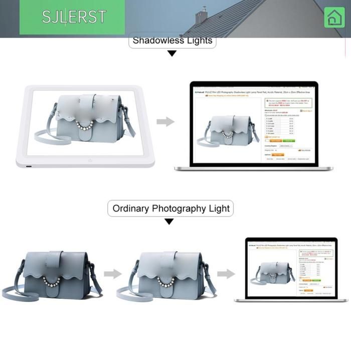 Sjlerst caisson lumineux portable 30 * 30 * 30 cm Tente lumineuse LED ...