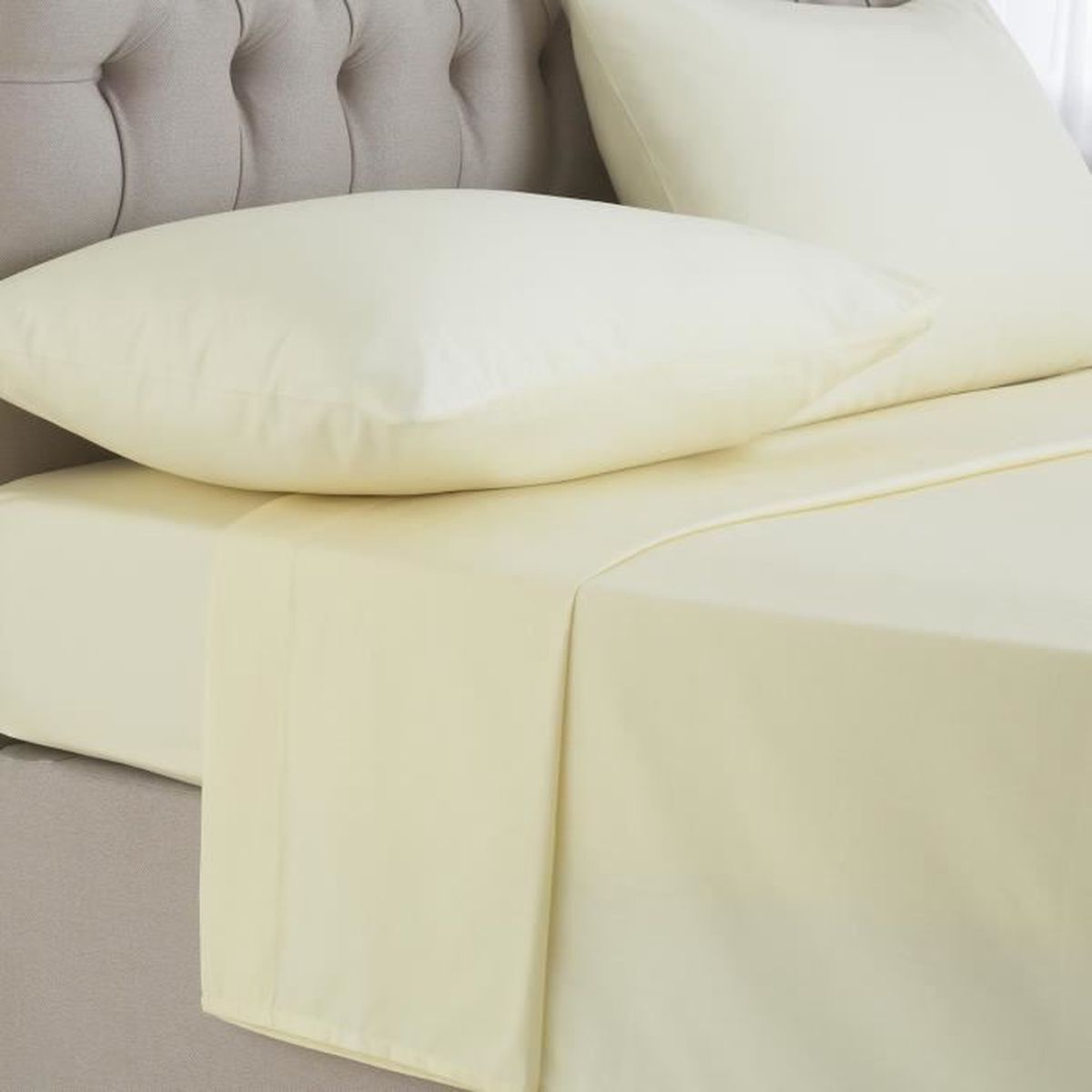 Great Knot, 100% coton égyptien 200 fils Nombre de draps en percale ...