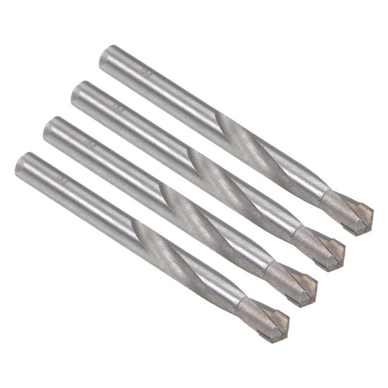 Foret Mèche SOURCING MAP 4Pcs 8 mm Forets hélicoïdaux en carbure ...