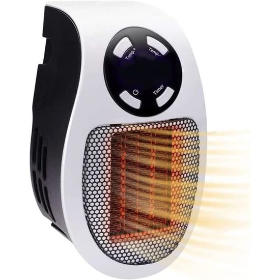 Mini Chauffage Electrique Portable 500W Radiateur Soufflant en ...