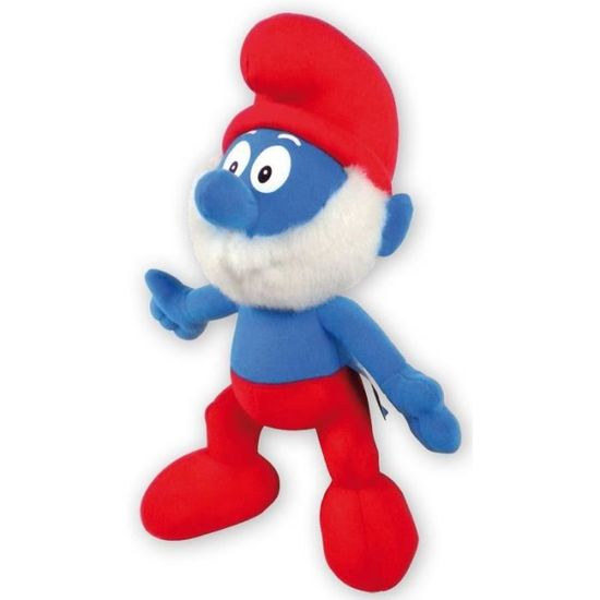 Les Schtroumpfs figure en peluche Papa Schtroumpf grand - Cdiscount ...