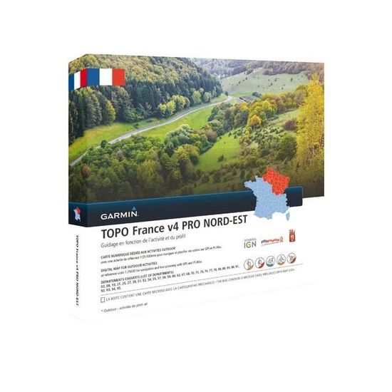 GARMIN Carte Topo France V5 Nord-Est Pro - Achat / Vente bracelet d ...