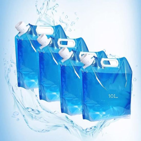Sac à Eau Pliable Transparent 10L - SSS - Randonnée - Léger et Durable - Cdiscount Sport