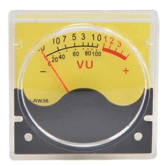 YID VU Meter Analogique Haute Précision TSR36W avec Cadran à Aiguille ...