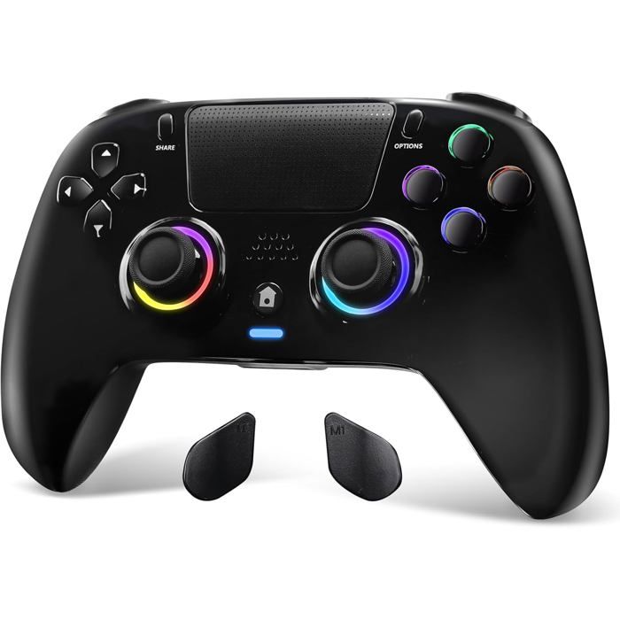 Manette sans fil pour PS4 - EDILIX - Compatible PS4/Pro/Slim ...