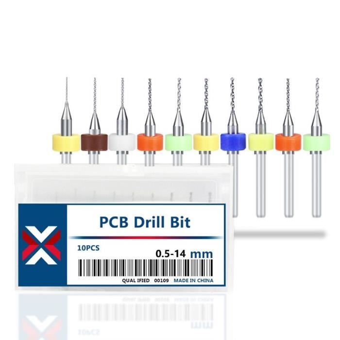 Enclume,XCAN jeu de forets PCB Circuit imprimé pistolet foret foret 1-8 ...
