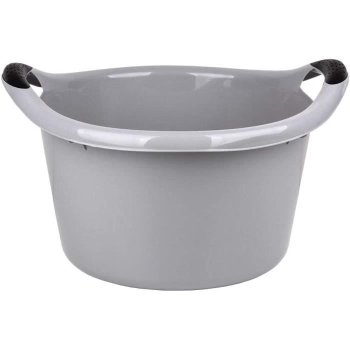 Bassine Ronde | avec Poignées | Capacité 15 L | Bassine Multi-usages et ...