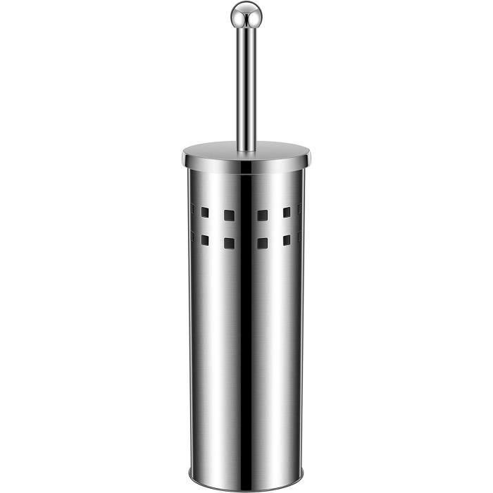 Set WC et Porte- Brosse chromé, Acier Inoxydable, Composants internes en Plastique Lavable ...