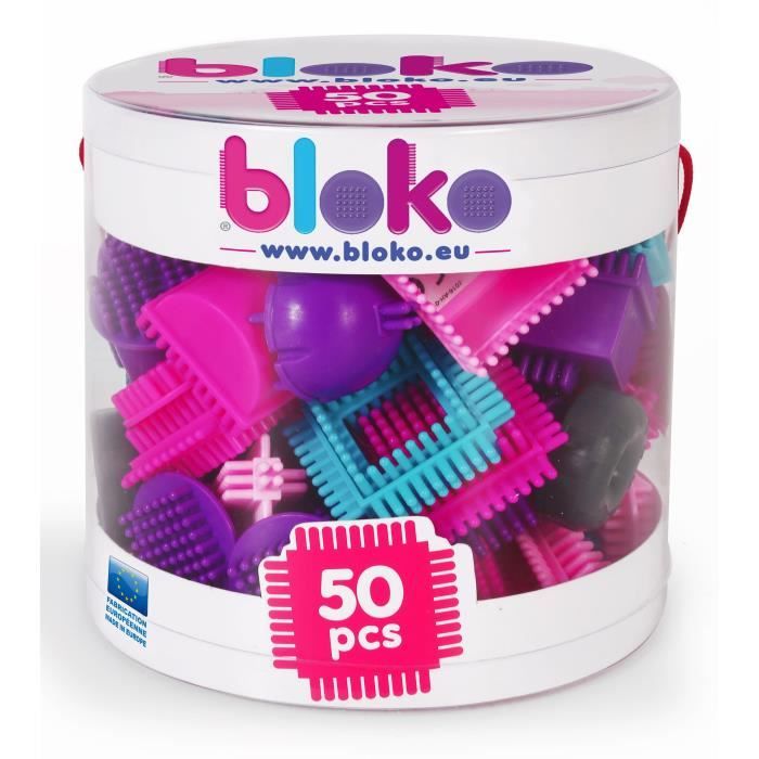 Tube de 50 BLOKO édition rose - Jeu de construction 1er âge - Cdiscount ...