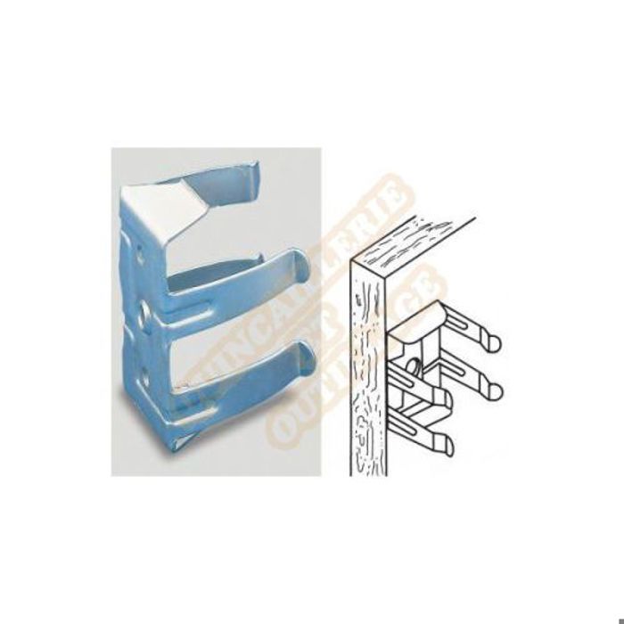 Clips de fixation 55mm pour support bois - 201.30 - Cdiscount Bricolage