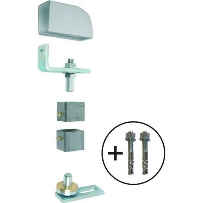 Pivot de Portail Métallique - Acier - 30x30 mm - Carré 25x25 mm - A ...