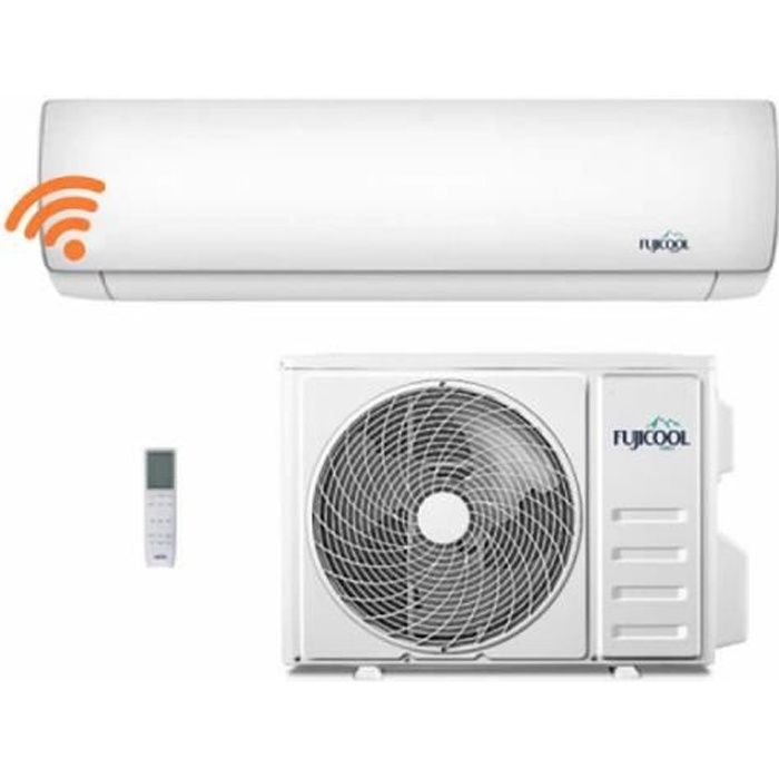 Climatiseur reversible FUJICOOL - A poser soi-même - 2600W - Wifi - 25 ... Climatiseur reversible FUJICOOL - A poser soi-même - 2600W - Wifi - 25 ...
