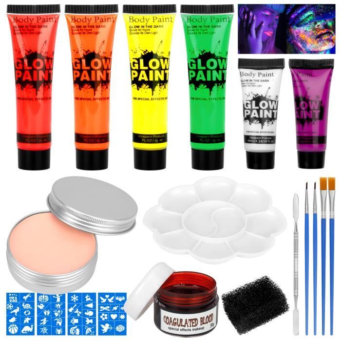 Kit de maquillage à effets spéciaux 2,12 oz Wound Scar Wax 1,06 oz Fake ...