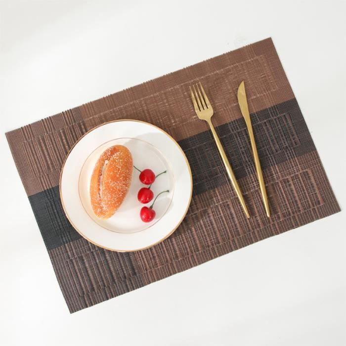 Napperons de Cuisine - HG - CD018 - Antidérapants - PVC Lavable - 4 ...