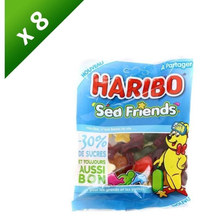 [LOT DE 8] HARIBO Bonbons Sea Friends - 175 g - Cdiscount Au quotidien