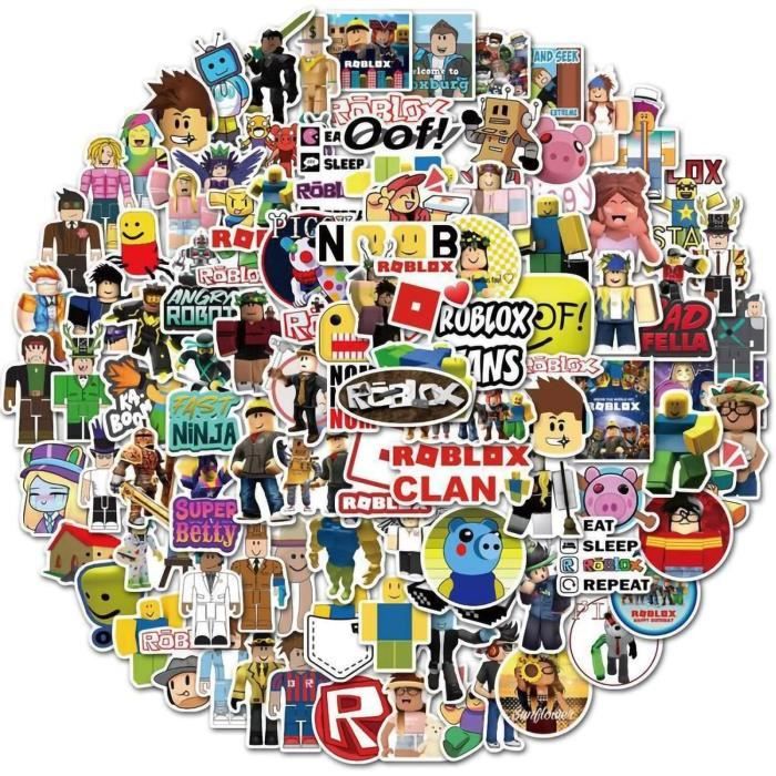 Roblox Stickers, Autocollant Roblox, Roblox Stickers Ordinateur ...