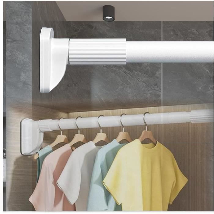 Tringle À Rideau De Douche Télescopique En Acier Inoxydable, Tringle ...