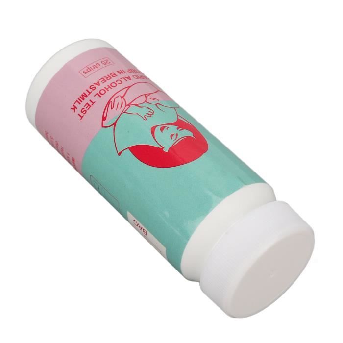 EBTOOLS Test d'immersion dans l'alcool du lait maternel 25 pièces ...