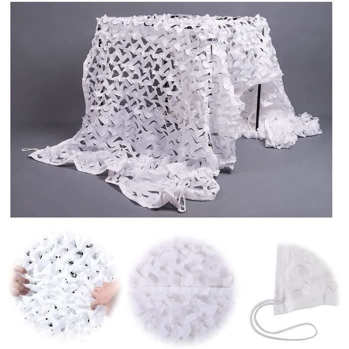 Fanguo-Filet de Camouflage Blanc Filets de Parasol en Rouleau en Vrac ...