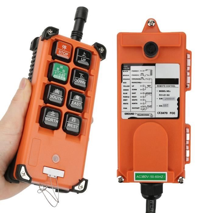 Télécommande Sans Fil Pour Palan Électrique - 2 Émetteurs, 1 Récepteur ...
