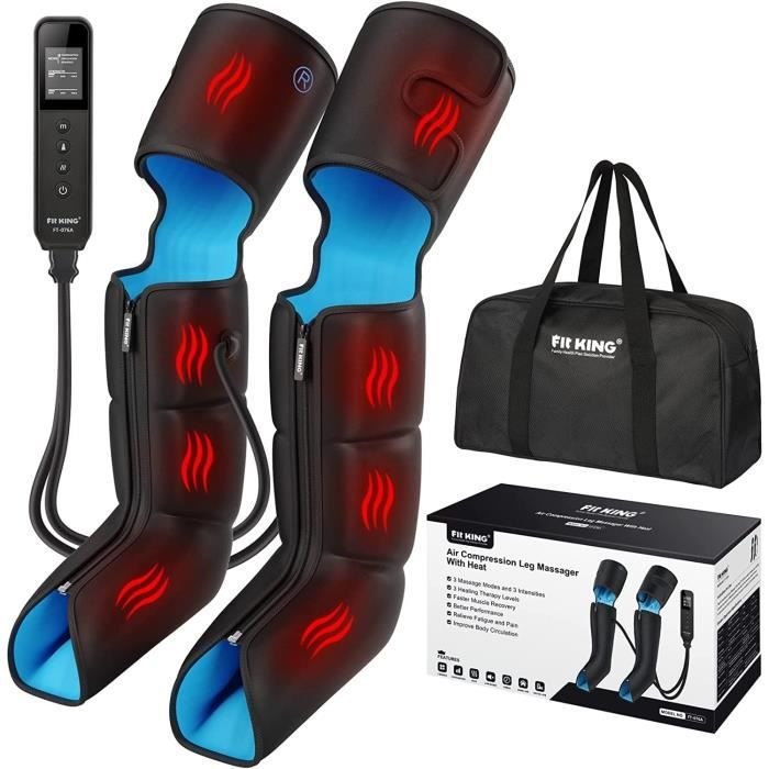 Appareil De Massage Des Jambes Avec Chaleur Bottes Pressothérapie