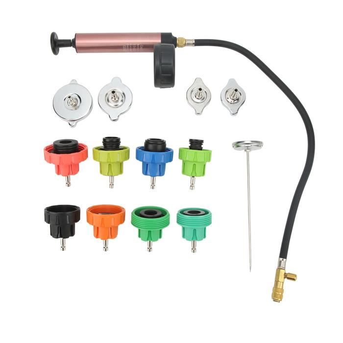 Testeur de fuite de pression de radiateur - SURENHAP - 0 à 35 psi ...