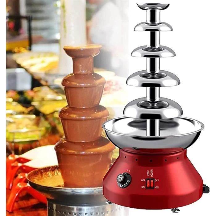 Fontaine À Chocolat À 5 Niveaux, Fontaine À Chocolat Commerciale Avec ...