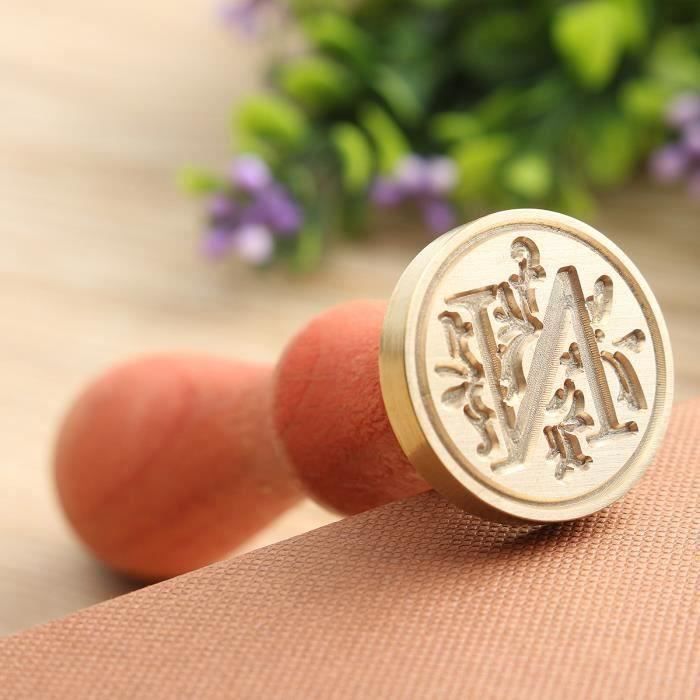 26 Lettre Classique A-Z Alphabet Sceau Cachet Bougie Bâton Tampon ...