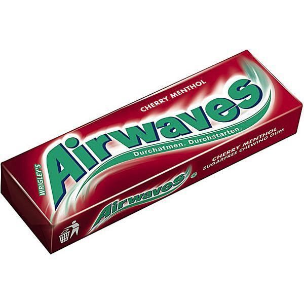 Wrigley Airwaves Cherry Menthol Cerise Chewing Gum 30 x 10 Dragees ...
