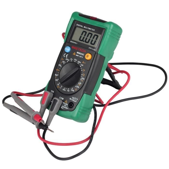 Mastech MS8233C multimètre numérique pour DC - AC Tension - Courant ...