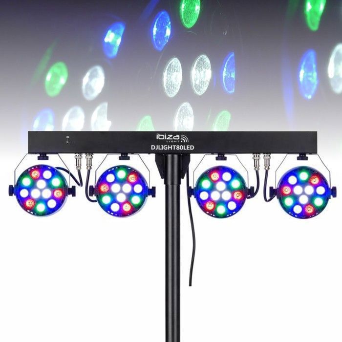 Pack Lumière - PARTY LIGHT & SOUND - Boost-Light120 - 4 Projecteurs ...