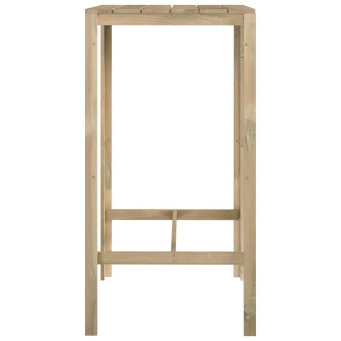 VidaXL Table de bar 60 x 60 x 110 cm Bois de pin imprégné - Cdiscount ...