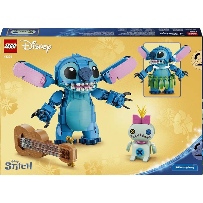 LEGO | Disney Stitch et Scrump - Jeu de Construction - 33 Figurines ...