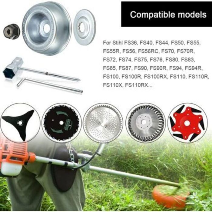 Kit écrou tête débroussailleuse Stihl – Compatible FS55 à FS250 ...