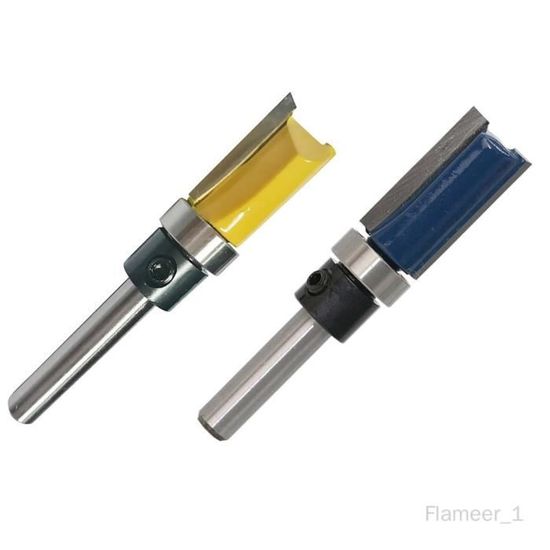 Fraise à Bois pour Gabarit de Mortaise - AMAGOGO - 2pcs - Alliage ...