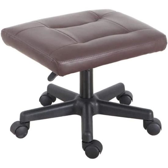Tabouret roulant sur roulettes WEYE - Bureau Salon - Rose - Siège ...