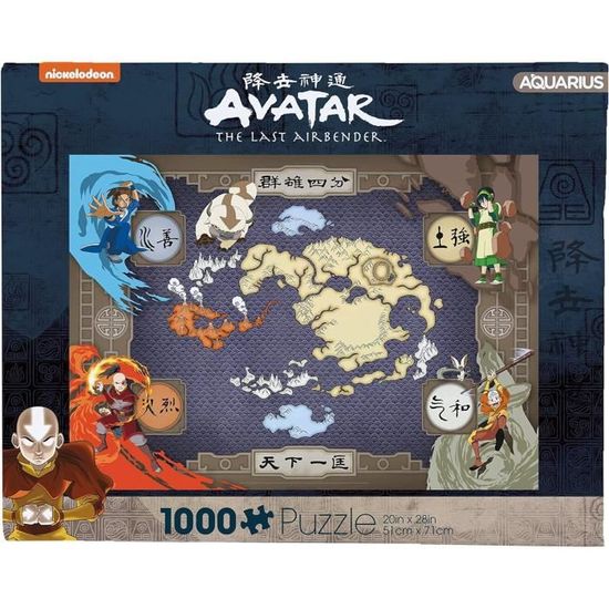 Avatar Map Puzzle (1000 Piece Jigsaw Puzzle) - Officially Licensed ...