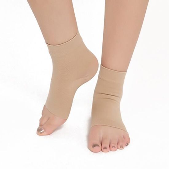 Bas,Bas de Compression médicaux à bout ouvert, hauteur du genou 20 30 ...