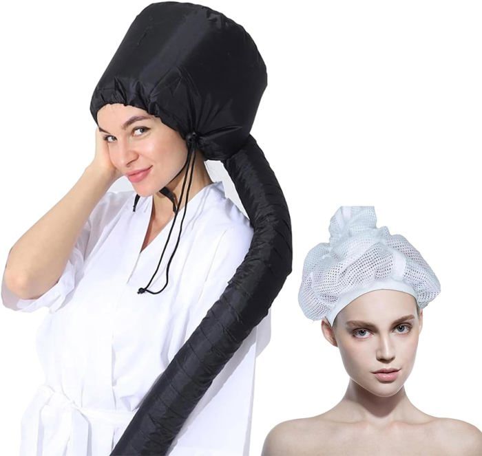Filet de plot pour sécher les cheveux bouclés, filet réglable pour ...