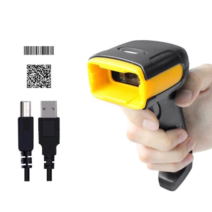 OJ Supermarket Handhel Barcode Scanner, Lecteur de code à barres, QR ...