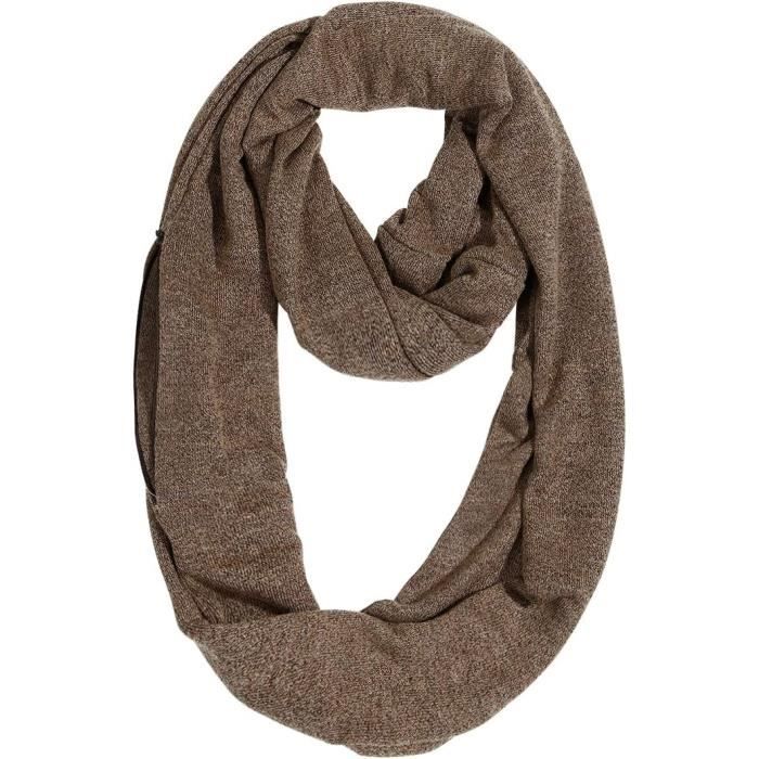 Écharpe De Voyage Fantaisie Pour Homme Et Femme Avec Poche Cachée ...